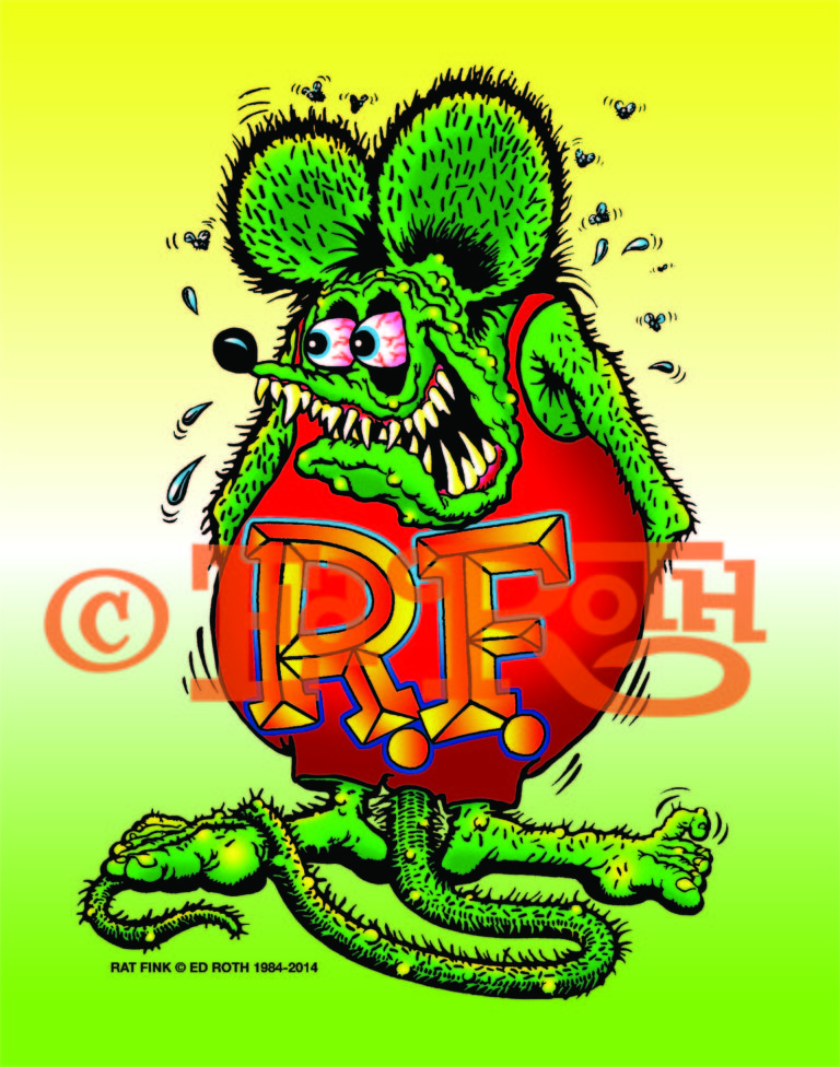 Mr. Gasser mini poster #26 6.5x8.25 - Ed Roth's Rat Fink