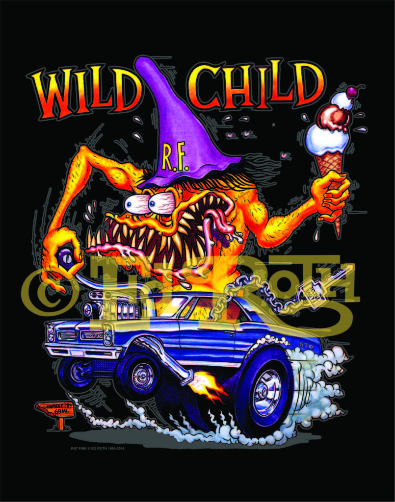 Wild Child 22x28 - Ed Roth's Rat Fink