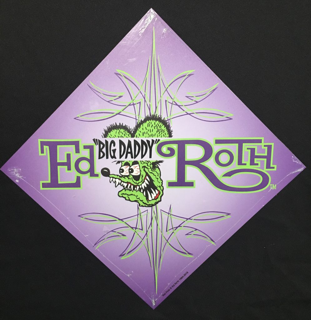 Purple Big Daddy Metal Sign - Ed Roth's Rat Fink