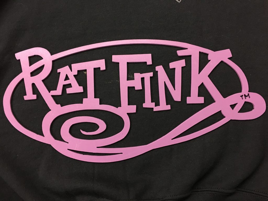 Ratfink Laser Cut Sign (Pink) - Ed Roth's Rat Fink
