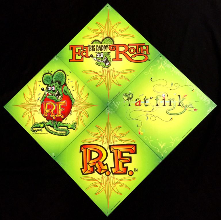 Green Rat Fink Metal Signs(Set of 4) - Ed Roth's Rat Fink