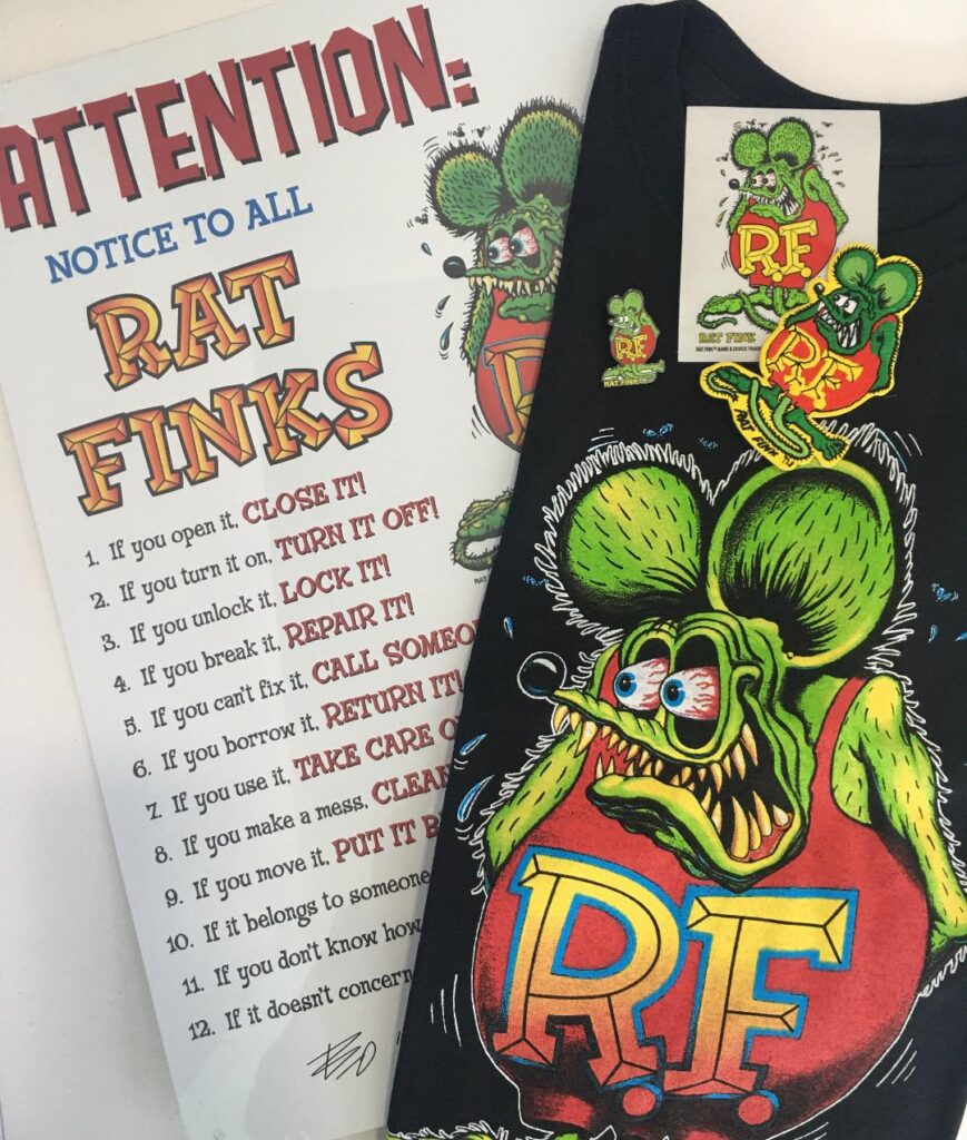 Attention Rat Finks Collection Set - Ed Roth's Rat Fink