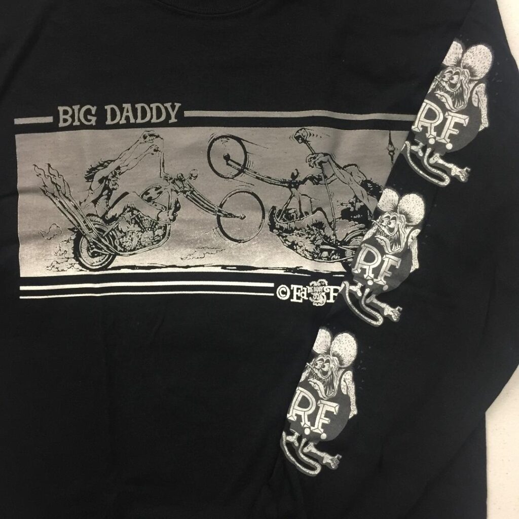 Rat Fink Big Daddy Biker Long Sleeve - Ed Roth's Rat Fink