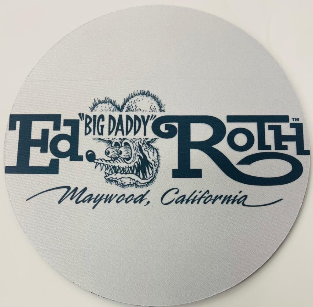 Ed Big Daddy Roth Mouse Pad - Ed Roth's Rat Fink