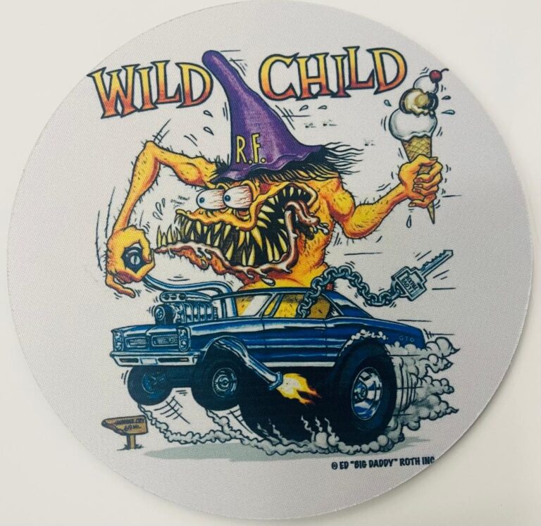 Wild Child Mouse Pad - Ed Roth's Rat Fink