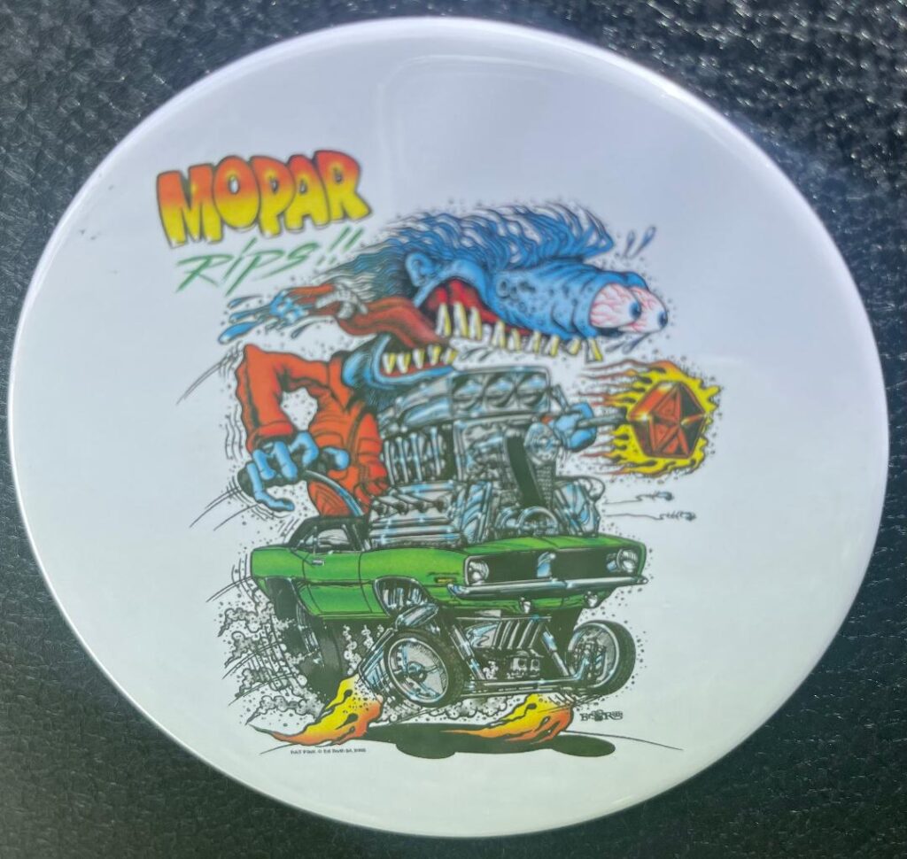 Mopar Rips 3.5" Magnet Button - Ed Roth's Rat Fink