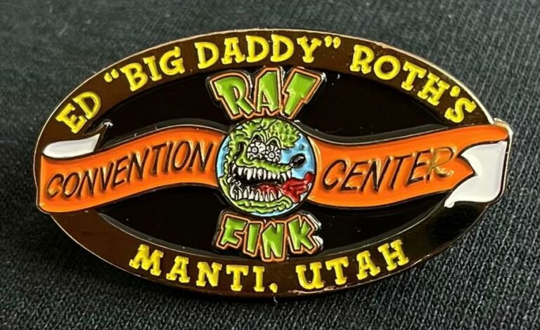 Rat Fink Convention Center pin - Ed Roth's Rat Fink