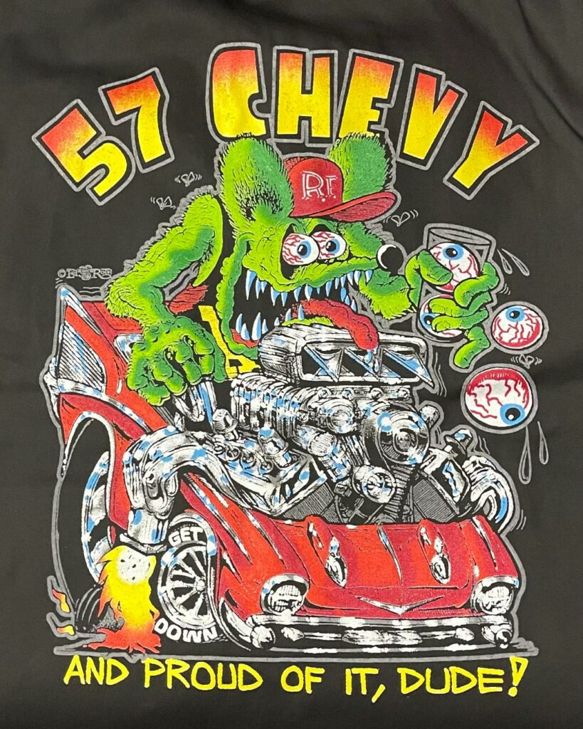 Rat Fink '57 Chevy T-Shirt - Ed Roth's Rat Fink