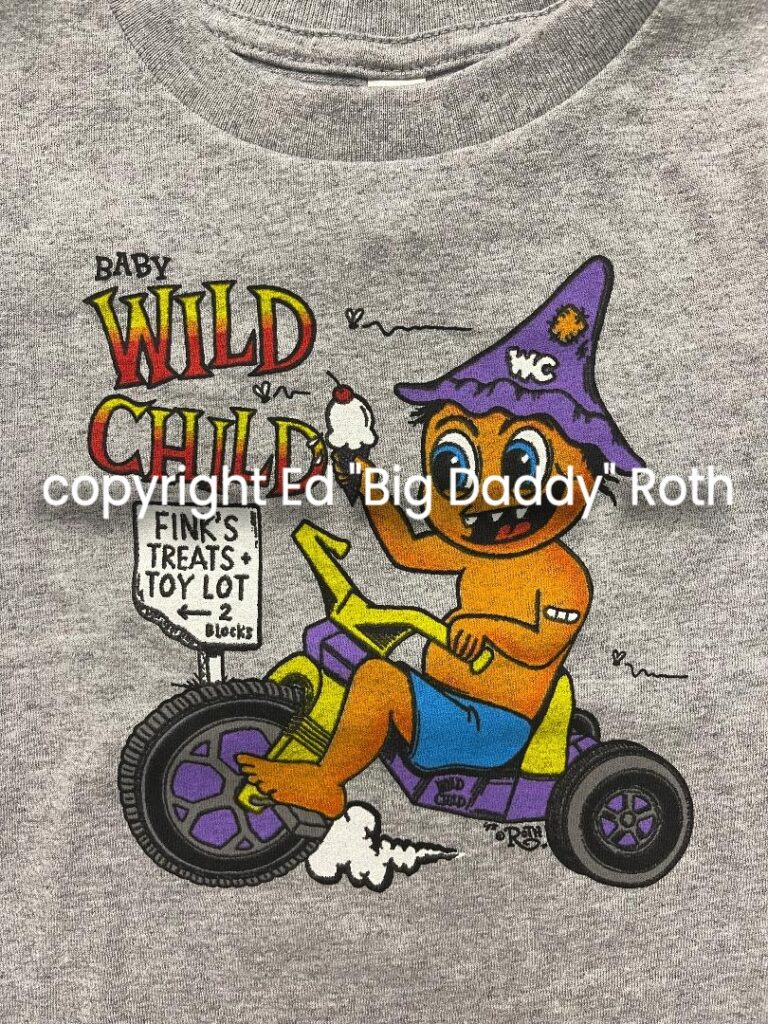 Baby Wild Child Toddler T-Shirt - Ed Roth's Rat Fink