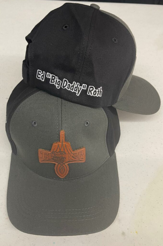 Rat Fink Pinstriping Leather Hat - Ed Roth's Rat Fink