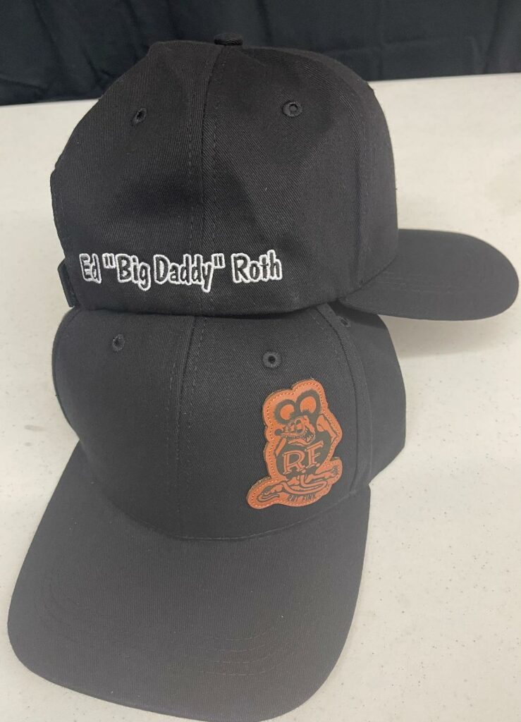 Rat Fink Leather Image Hat - Ed Roth's Rat Fink