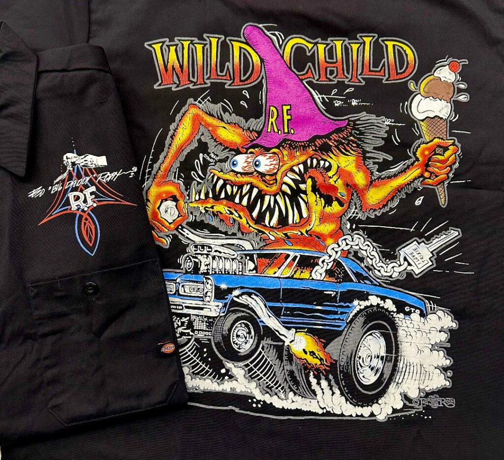 Wild Child WORK SHIRT - Ed Roth's Rat Fink