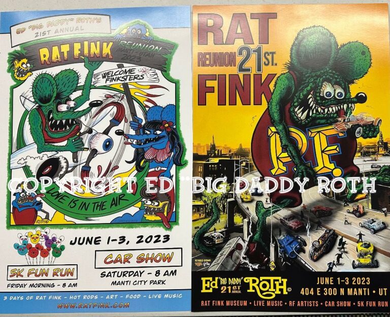 21st Annual Rat Fink Reunion poster 11x17 - Ed Roth's Rat Fink