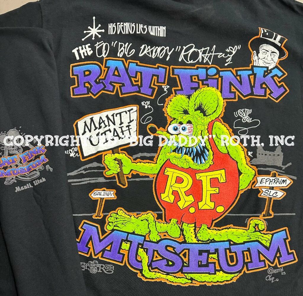 Rat Fink Ed Roth Museum T-Shirt - Ed Roth's Rat Fink