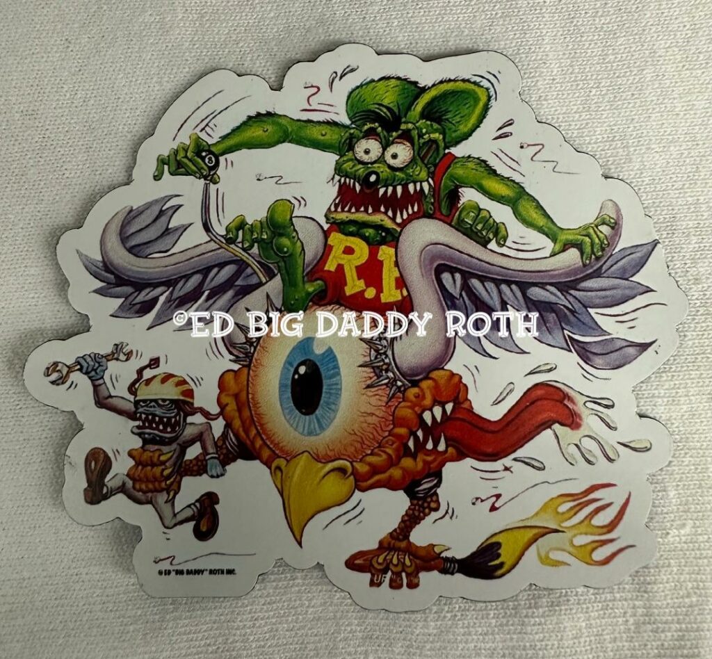 Flying Eyeball 3" Magnet - Ed Roth's Rat Fink