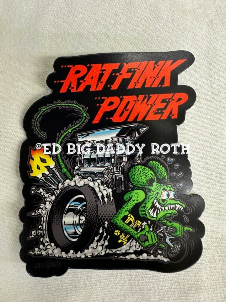 Rat Fink Power 3" Magnet - Ed Roth's Rat Fink