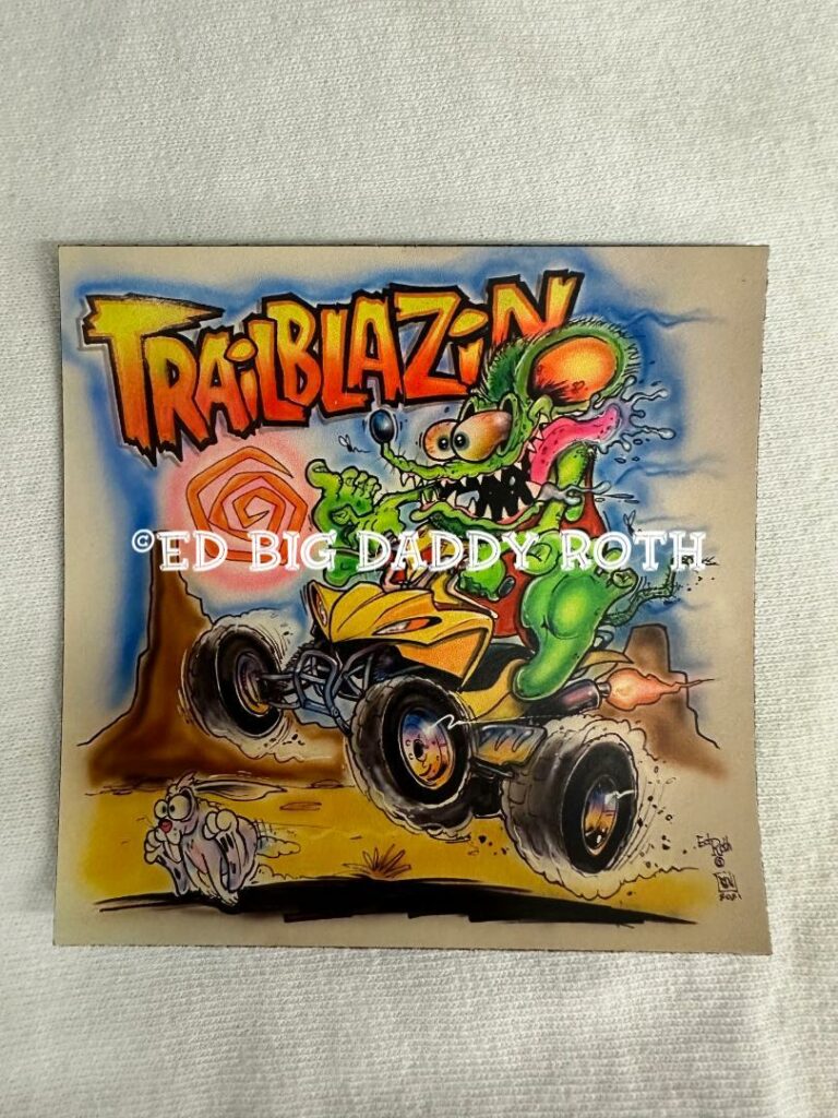 Trailblazin 3" Magnet - Ed Roth's Rat Fink