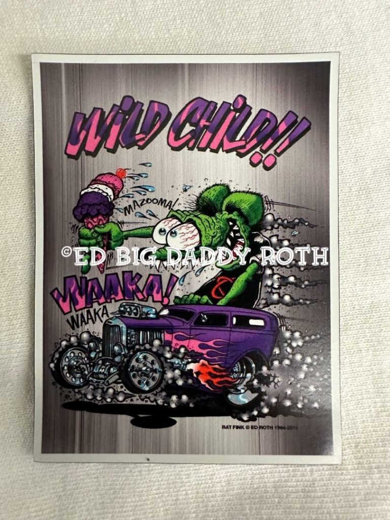 Wild Child 00 3" Magnet - Ed Roth's Rat Fink
