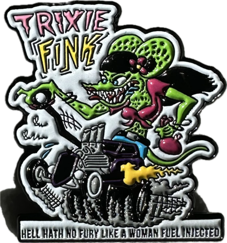Trixie Fink pin - Ed Roth's Rat Fink