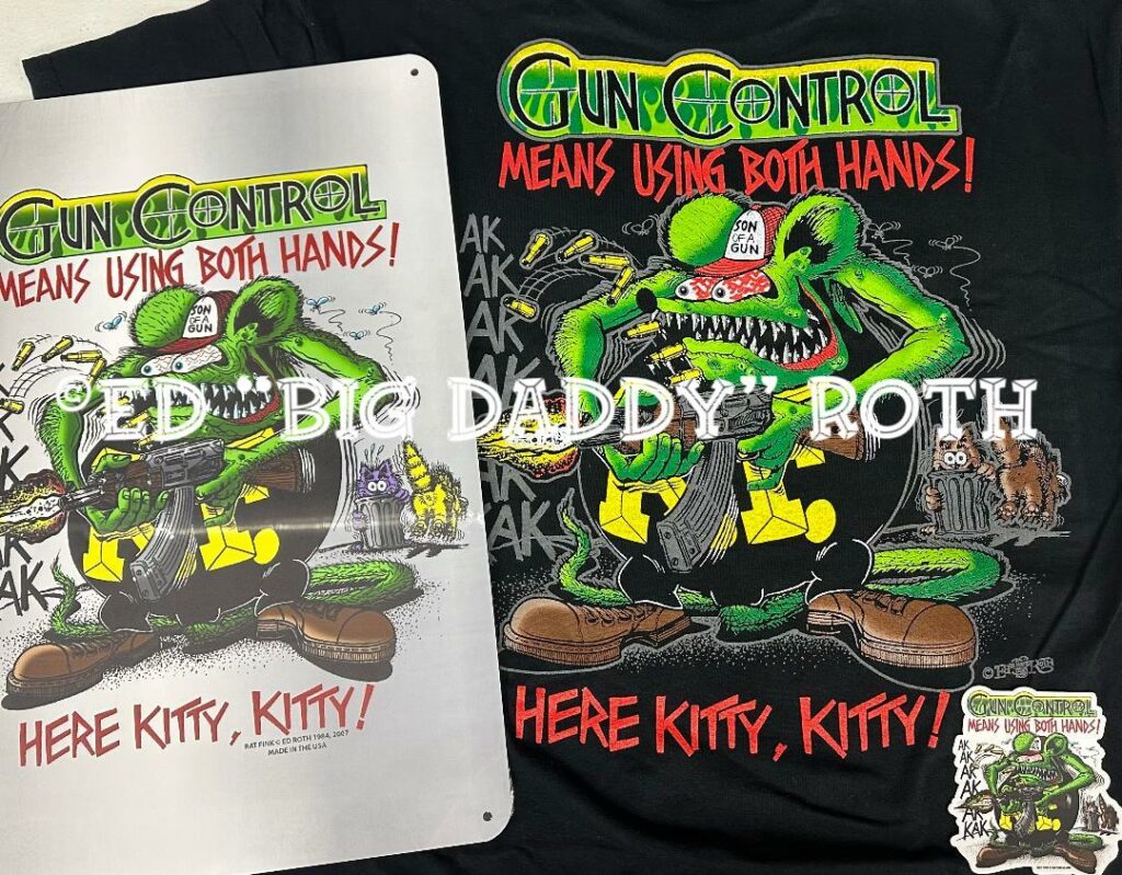 Rat Fink Gun Control Collection Set - Ed Roth's Rat Fink