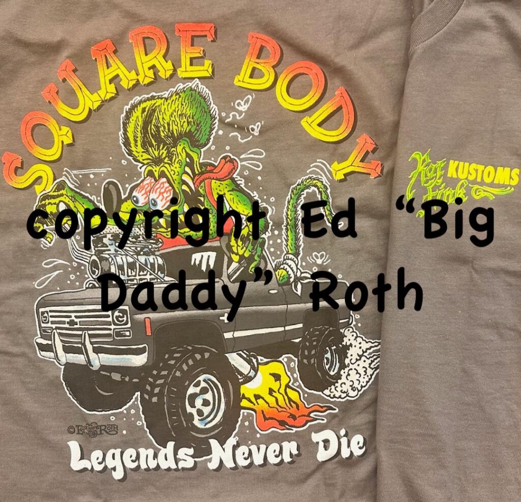 Rat Fink Square Body T-Shirt - Ed Roth's Rat Fink